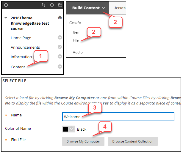 Need To Move A Folder In Blackboard Learn