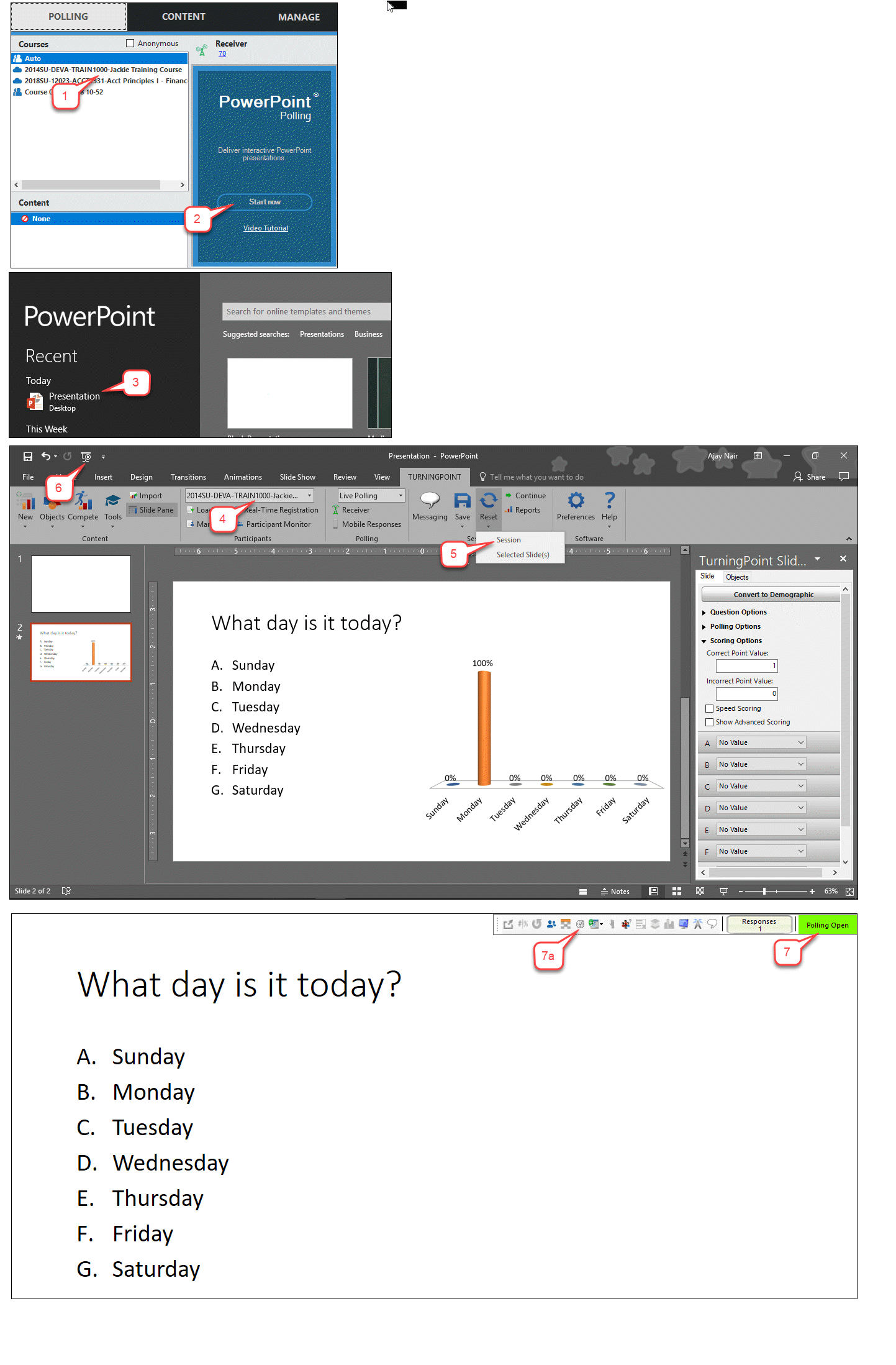 Tp8 How To Run Powerpoint Polling In Pc Instruction Uh