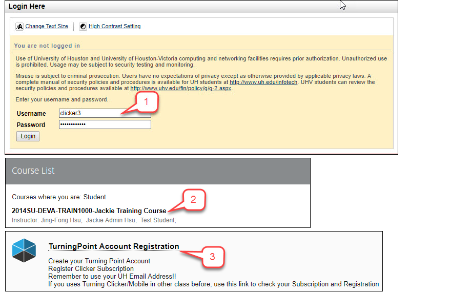 Instruction Uh Tp8 How To Create Turning Account And Download Tp