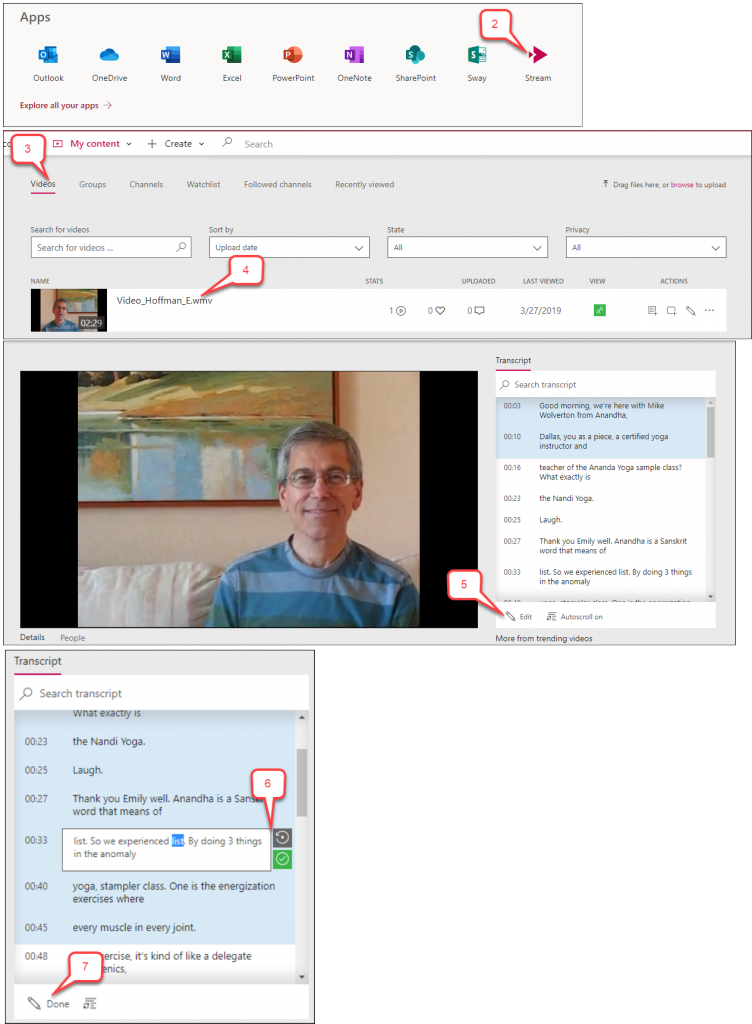 How To Edit Captions On Microsoft Stream Video Instruction UH