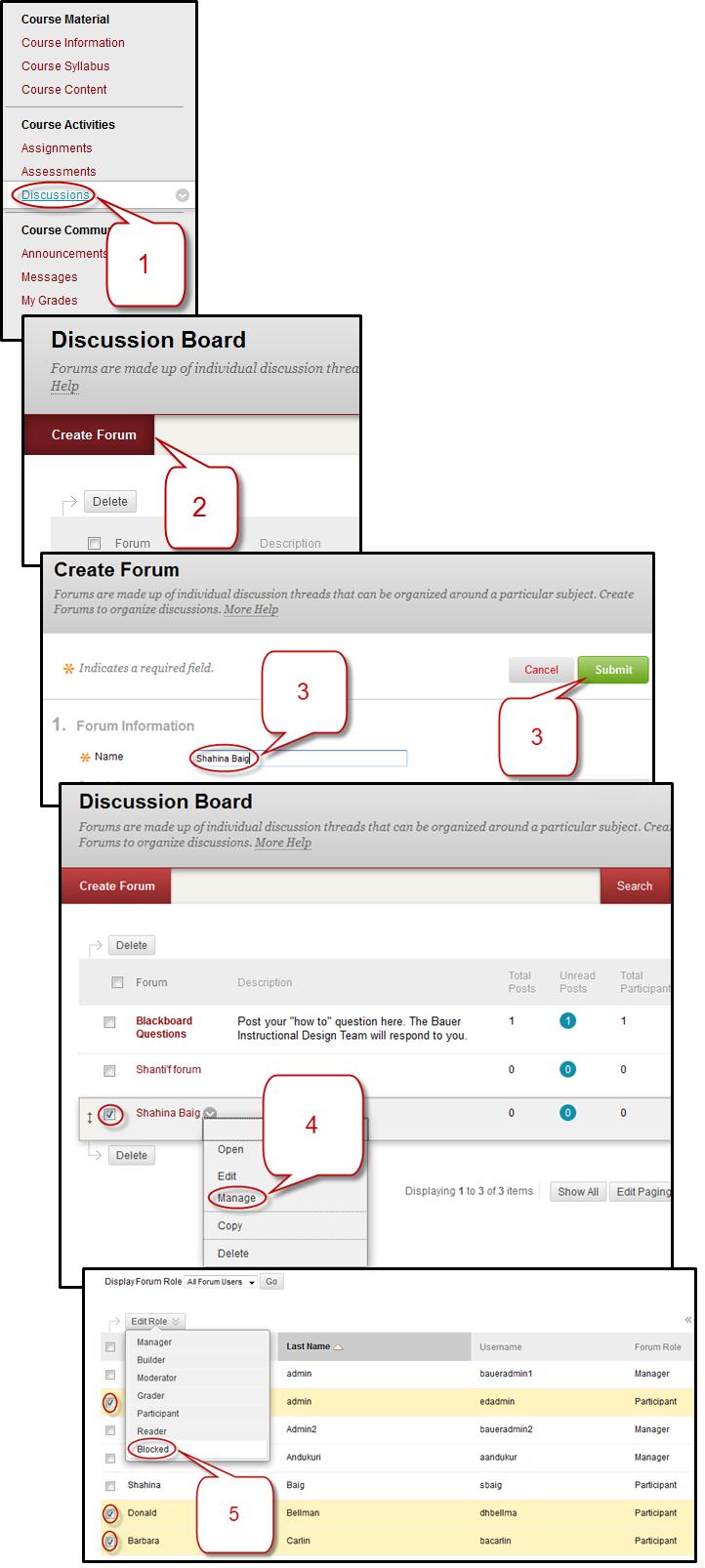 private discussion – Instruction @ UH