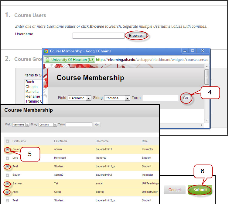 Adaptive Release 2 – Instruction @ UH