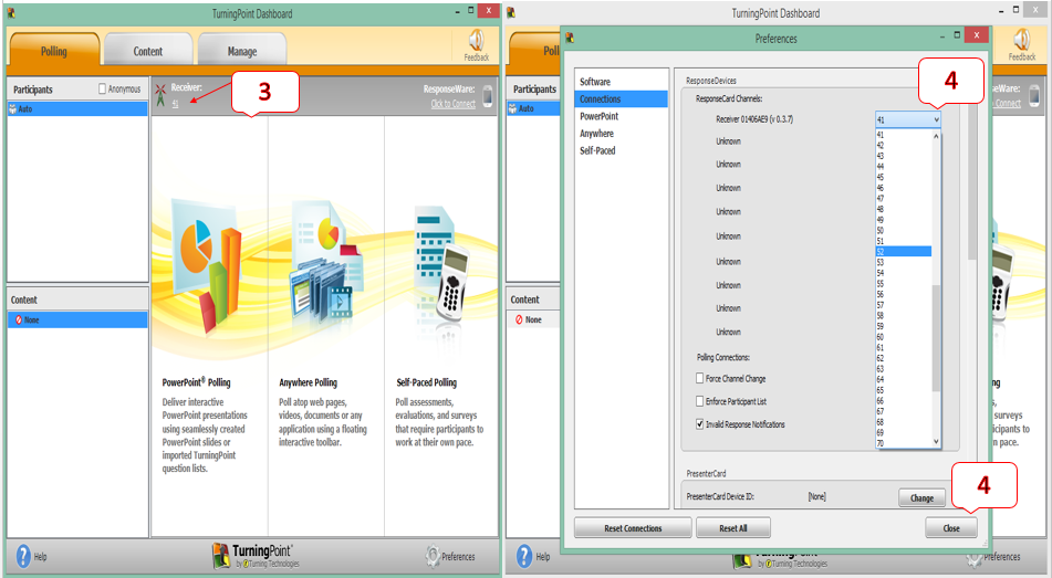 change_channel – Instruction @ UH