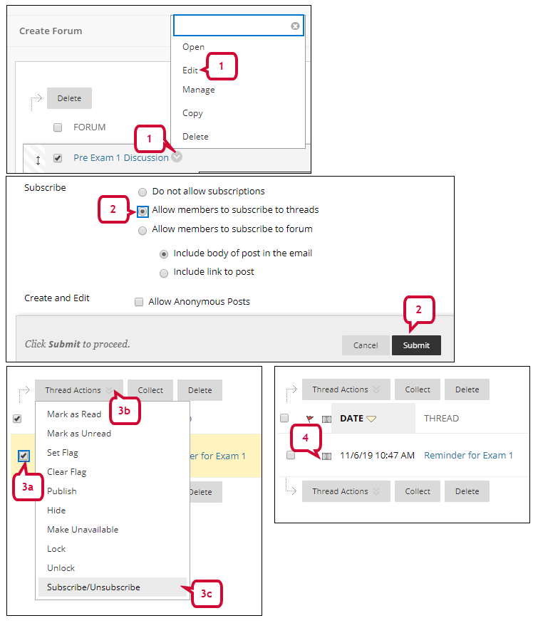 How To Edit Work On Blackboard On Thread