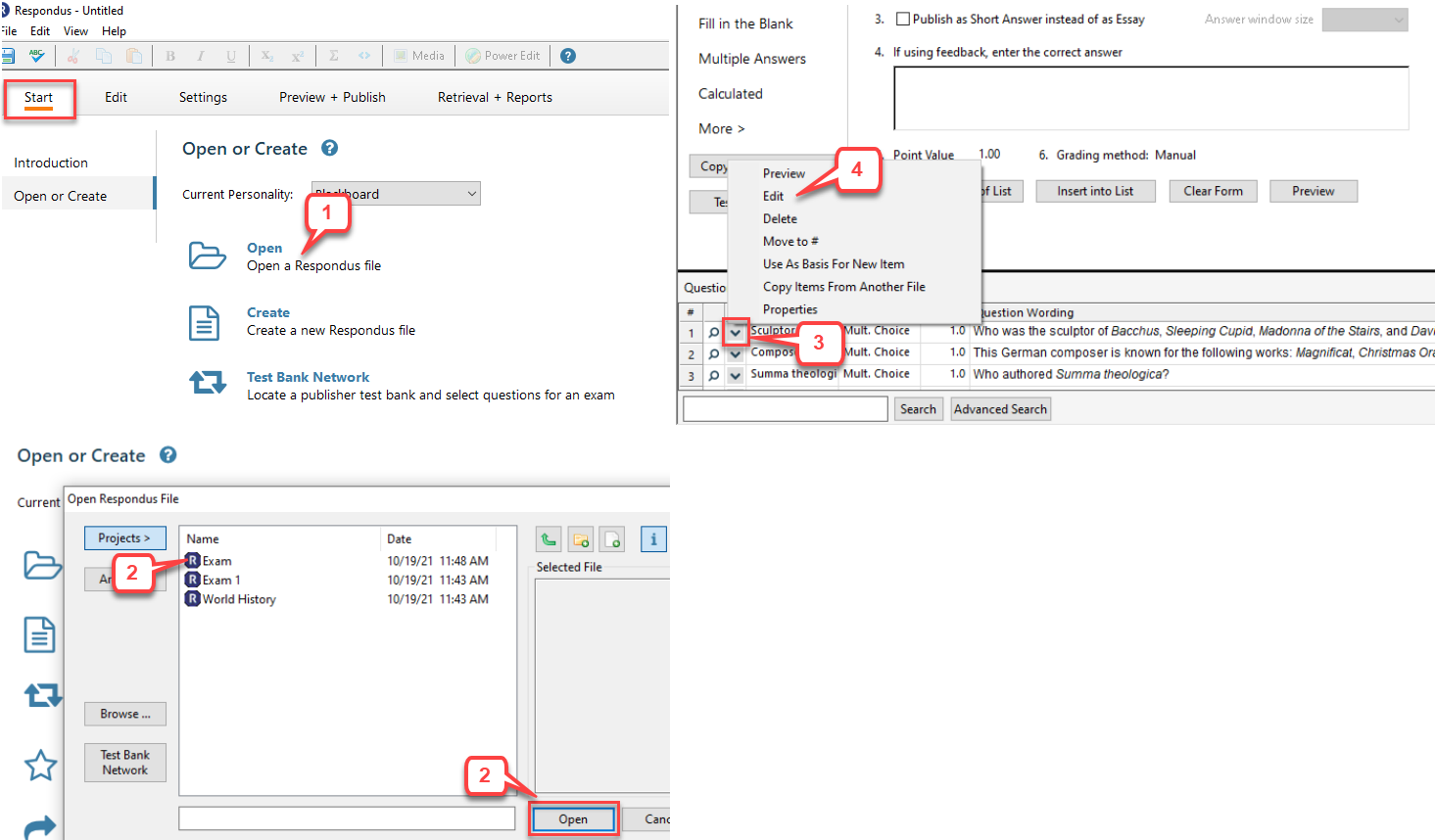 How To Insert An Image Into Respondus Exam Questions Instruction Uh