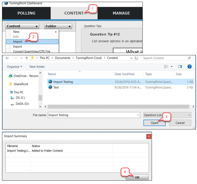 TP8: How to Use Existing Questions Lists in Anywhere Polling – Instruction @ UH