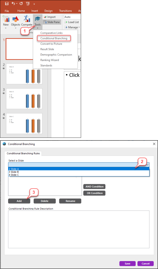 How to Add Conditional Branching to PowerPoint Polling – Instruction @ UH