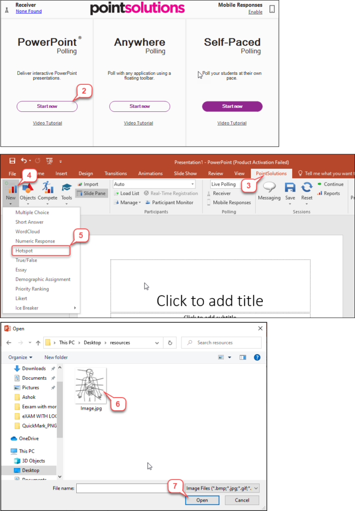 How to Create a Hotspot Question – Instruction @ UH