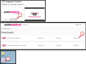 How to Download PointSolutions Desktop Software – Instruction @ UH