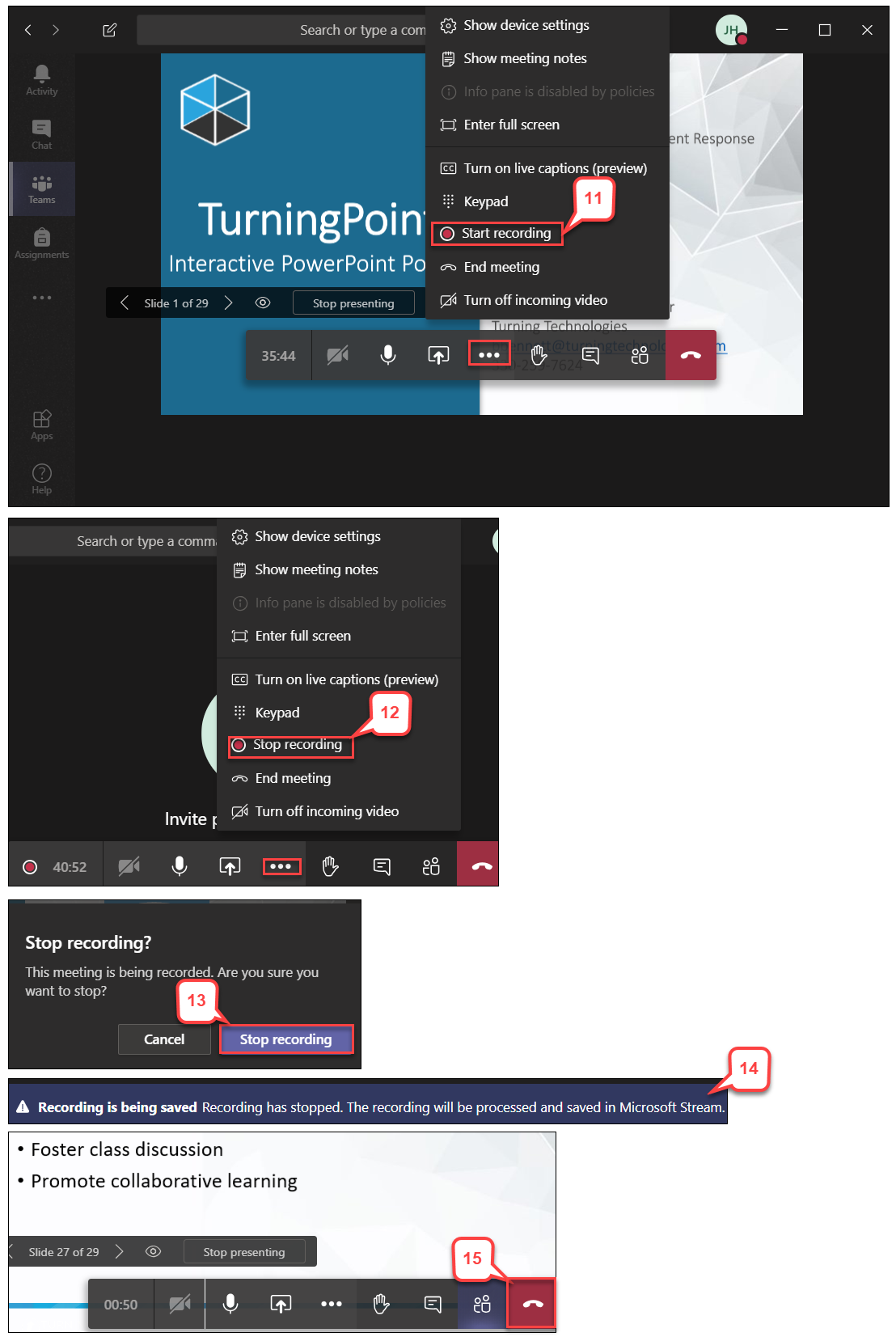 How to Prerecord Lecture in Teams – Instruction @ UH
