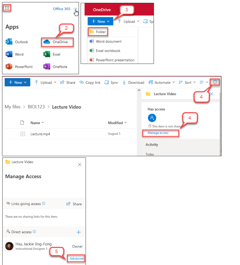 How to Block Download from Videos on OneDrive – Instruction @ UH