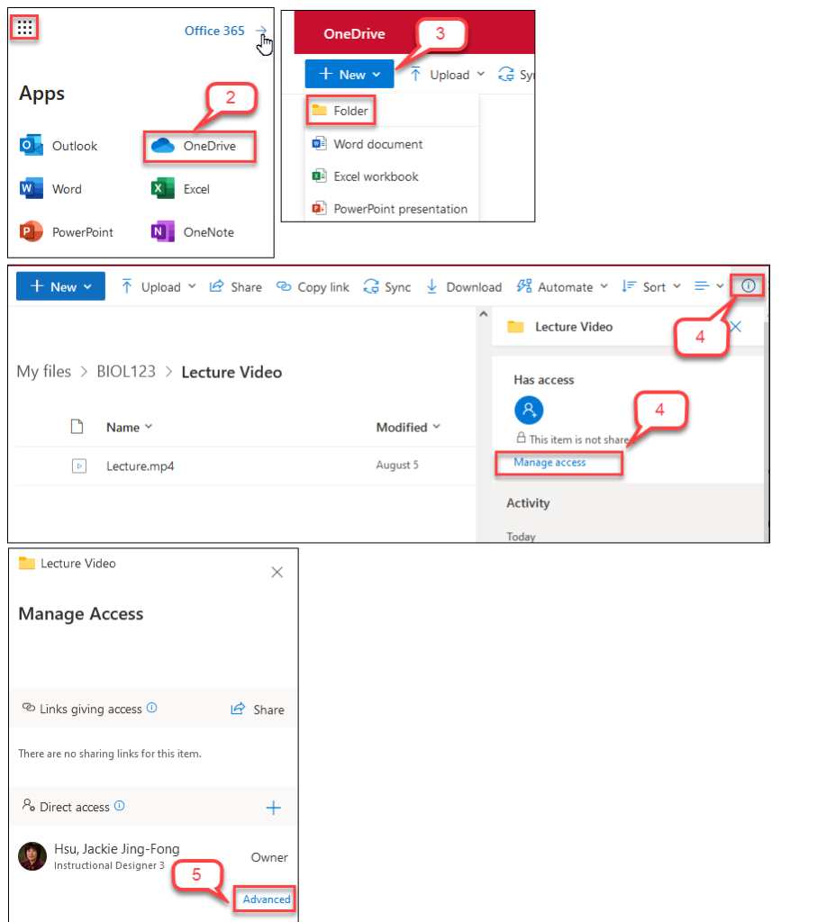 How to Block Download from Videos on OneDrive – Instruction @ UH
