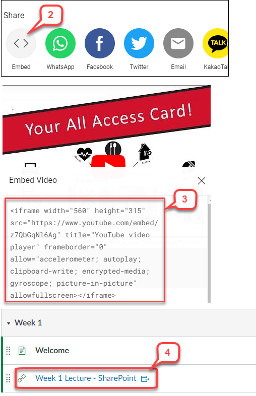 Canvas: How to Embed YouTube Video – Instruction @ UH Canvas: How to Embed YouTube Video – Instruction @ UH