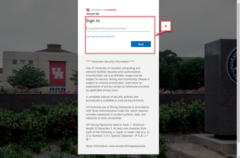 How to Log into UH Canvas – Instruction @ UH