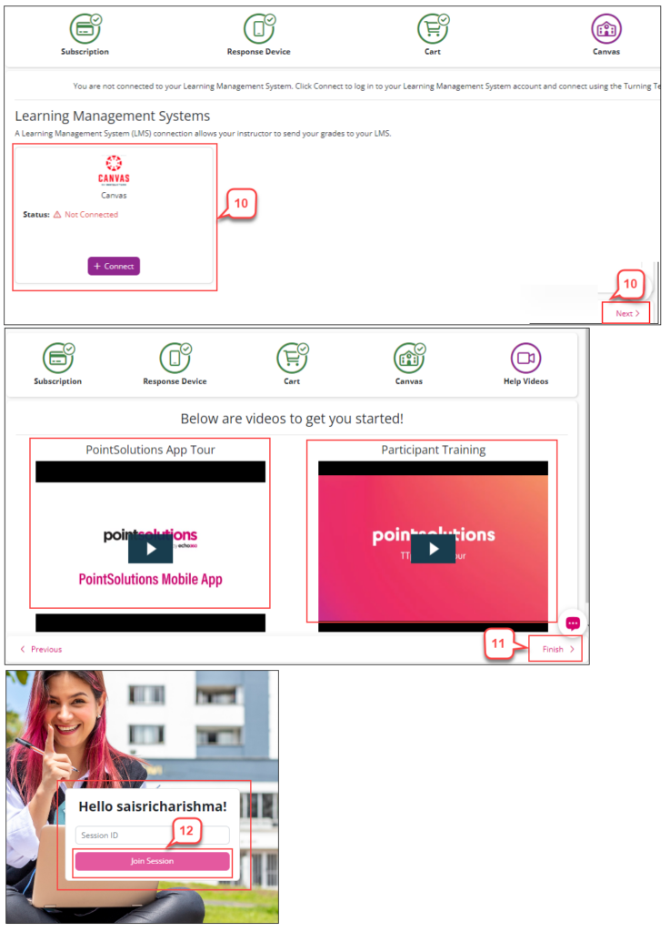 How to Create a PointSolution Account & Registration Subscription (COM) – Instruction @ UH